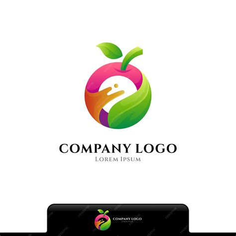 Logotipo De Frutas Frescas Vetor Premium