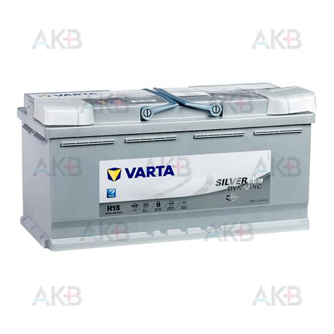 Купить Автомобильный аккумулятор Varta Silver Dynamic AGM A4 (H15) 105R ...
