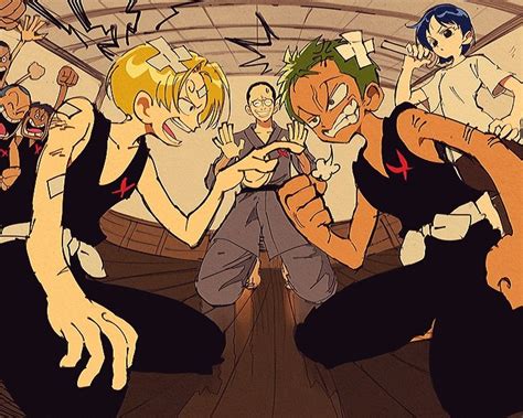 Runa Nori31291404 Koushirou One Piece Roronoa Zoro Sanji One