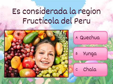 Las RegiÓn Yunga Quiz