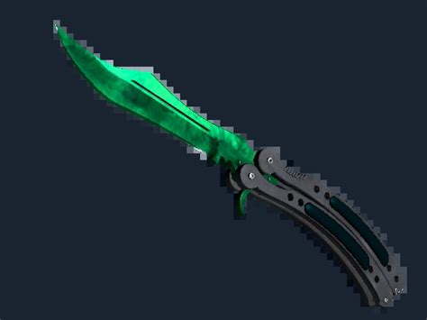 Butterfly Knife Gamma Doppler Emerald Factory New Trade CS GO CS Skins On CS MONEY