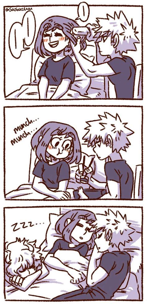Best Bakugou X Uraraka Images On Pinterest My Hero Academia