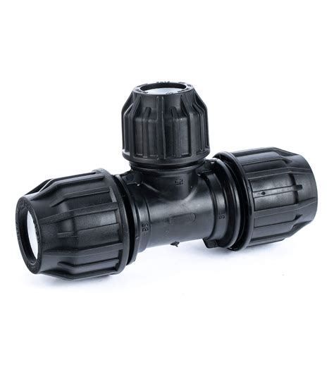 Poly Pipe Compression Fittings 25mm X 25mm Sab Metric Compression