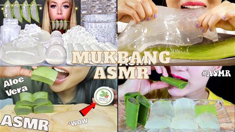 Asmr Aloe Vera Plant Eating Compilation Hungry Wolfie Youtube