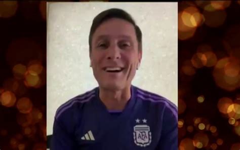 Pupi Zanetti A Horas De La Final Del Mundial Así Lo Vive El Exjugador