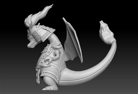 Pokemon Unite Charizard Armor Style 3d Model 3d Printable Cgtrader