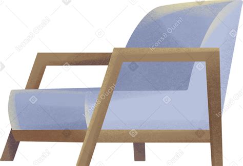 보라색 안락 의자 Png Svg