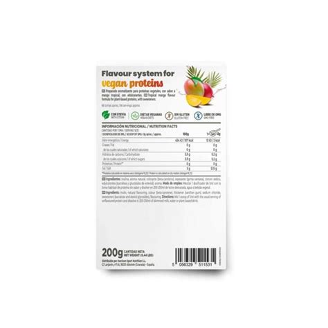 Hsn Saborizante En Polvo Para Proteínas Vegetales Mango Tropical 200g Docmorris Pt