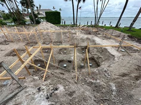 Marco Island Swimming Pool Helical Foundation Coastal Foundation Solutions Naples Helical