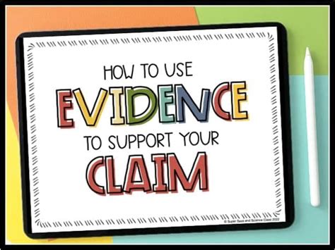 Five Strategies For Writing Killer Evidence To Support A Claim In