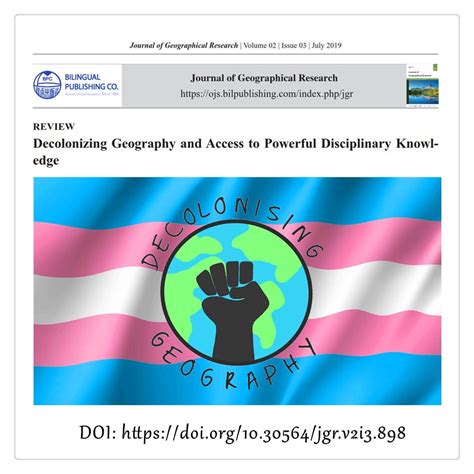 Decolonizing Geography And Access To Powerful Disciplinary Knowledge