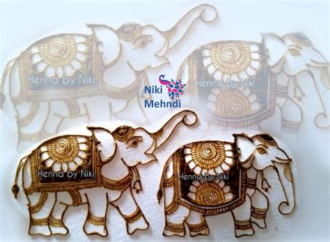 Eliphant Design By Bridal Specialist Henna Artist Niki Bridal Mehndi