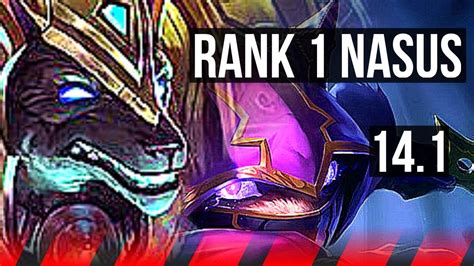 Nasus Vs Kennen Top Rank 1 Nasus 905 Legendary Rank 18 Tr