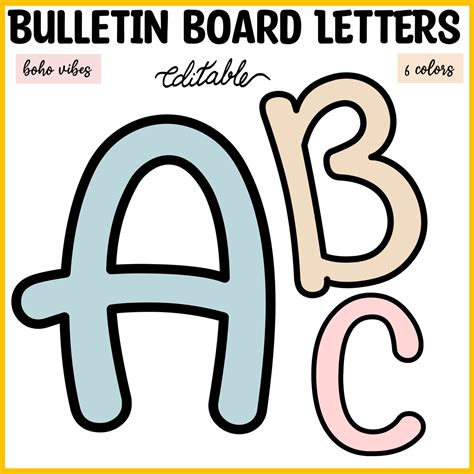 Printable Bulletin Board Alphabet Letters Web Bulletin Board Letters