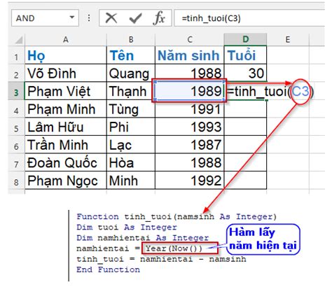 Cách Khai Báo Và Sử Dụng Biến Dữ Liệu Trong Vba Excel