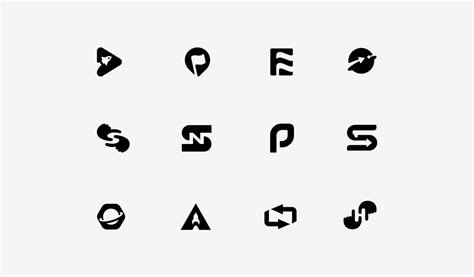 Negative Space Logo Icons Png