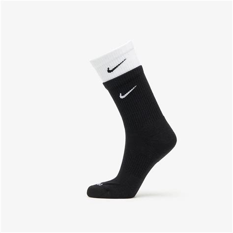 Ponožky Nike Everyday Plus Cushioned Training Crew Socks Black White