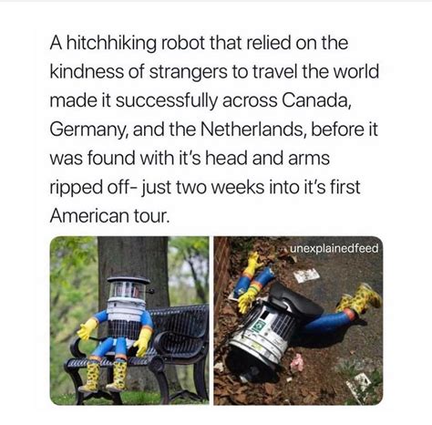 A Hitchhiking Robot That Relied On The Kindness Of Strangers To Travel