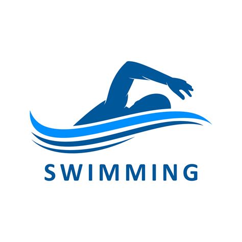 Swimming Vector Logo Vector Art At Vecteezy