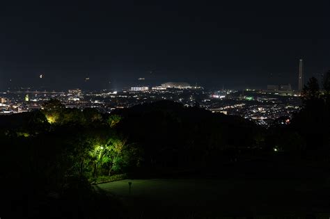 赤穂高山墓園の夜景 兵庫県赤穂市 こよなく夜景を愛する人へ