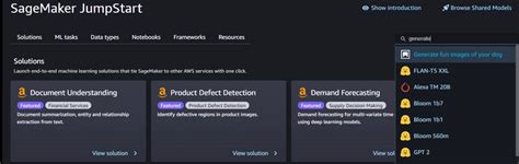 Generative Ai Using Aws Sagemaker Jumpstart Dev Community