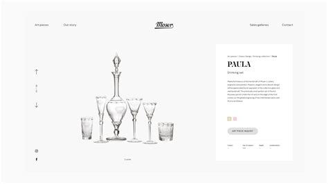 Moser Glass Website On Behance