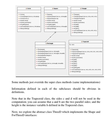 Solved Some Methods Just Override The Super Class Methods