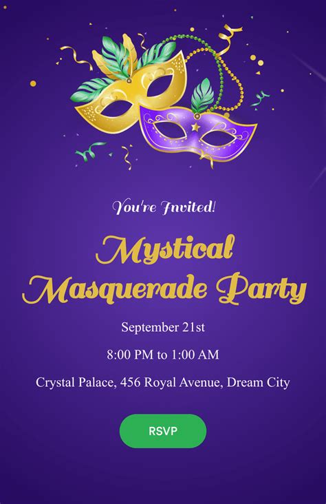 party rsvp app template jotform