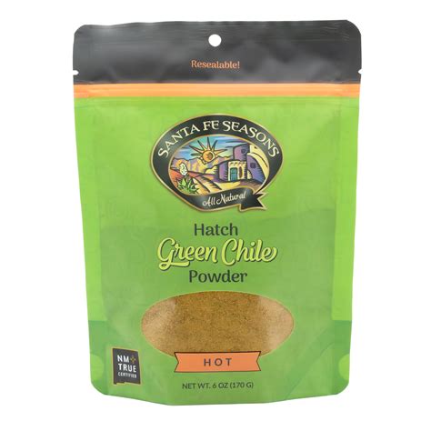 Hatch Green Chile Powder Hot Taste New Mexico