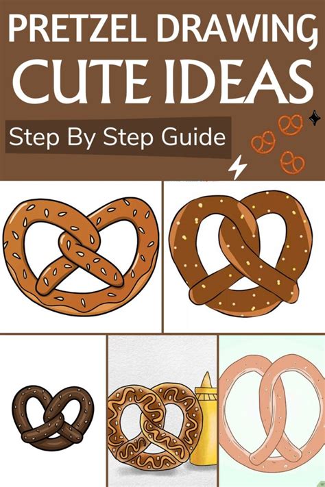 16 Pretzel Drawing Ideas How To Draw A Pretzel Diyncrafty