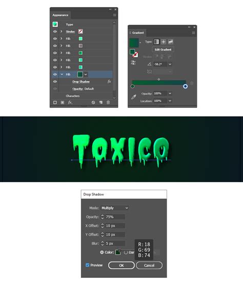 How To Create A Glow Effect Text Effect In Illustrator Envato Tuts