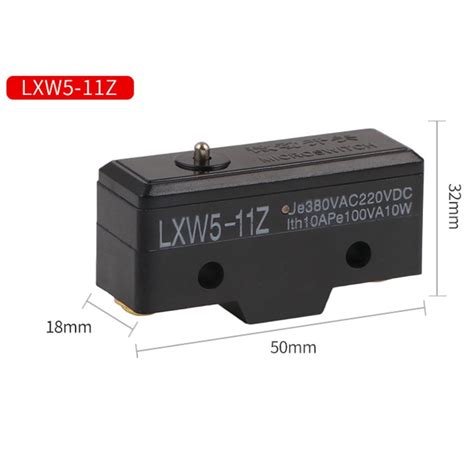 Caijiexi 380v Dc 220v 10a Push Rod Actuated Momentary Limit Switch Travel Switch Limit Switch