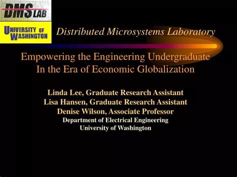 Ppt Distributed Microsystems Laboratory Powerpoint Presentation Free