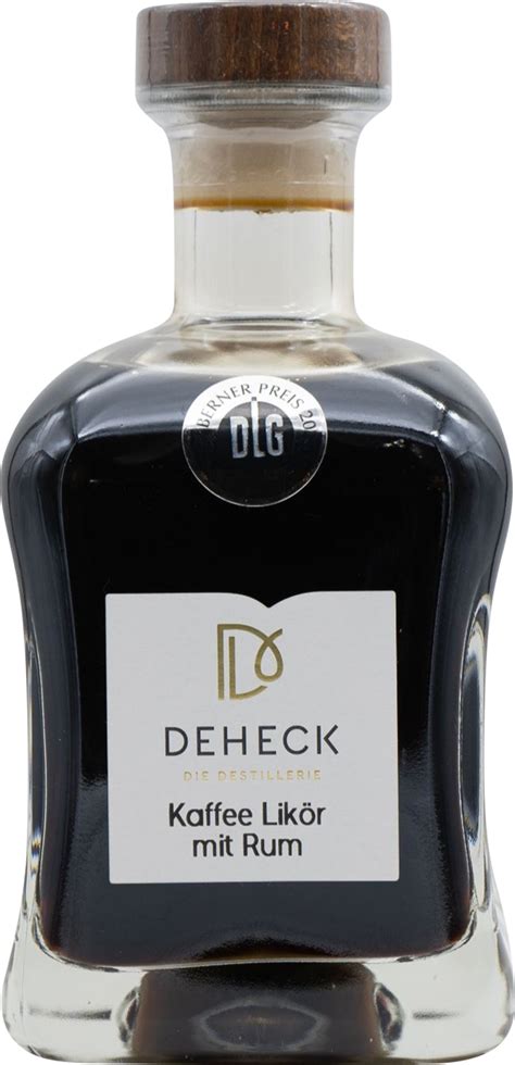 Deheck Kaffee Likör Mit Rum Kaufen Honest And Rare