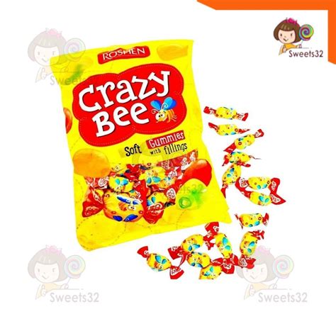 Roshen Crazy Bee Fruity Soft Gummies Candy Shopee Malaysia