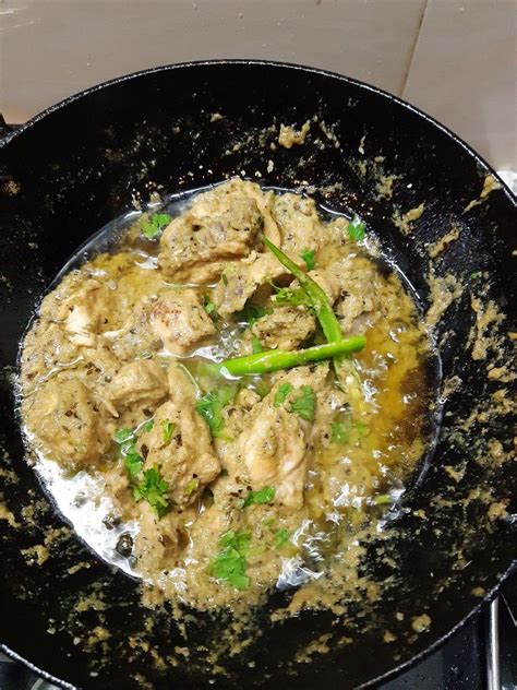 Green Chicken Karahi Artofit