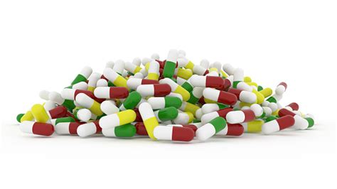 건강 캡슐 약 또는 알 약 흰색 배경 3d 렌더링 이미지에 절연의 무리와 함께 개념 건강관리와 의술에 대한 스톡 사진 및 기타 이미지 건강관리와 의술 고독 부정적인