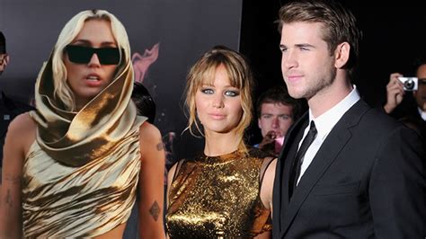 Jennifer Lawrence Liam Hemsworth And Miley Cyrus Romantic Connections Explained