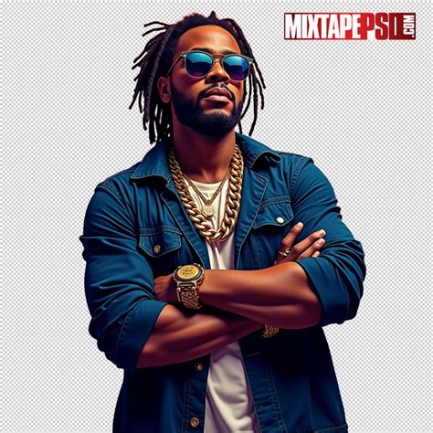 Black Male Club Flyer Model Png Mixtapepsd