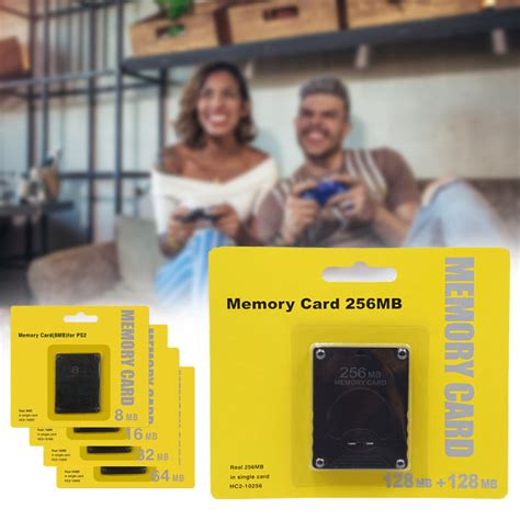 Samsmy 256เมมโมรี่การ์ดสำหรับ Sony Ps2 Playstation 2การ์ดหน่วยความจำเกม