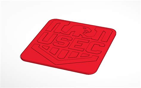 3d Design Usec Emblem Tinkercad