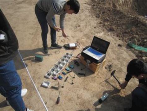 The Measurement Experiment Of Seismic Wave Propagation Velocity Download Scientific Diagram