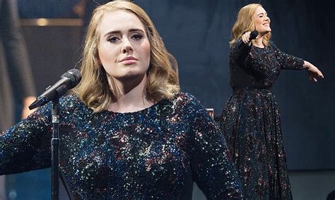 Adele Waves Away Security Fears As She Dazzles Paris Gig Ahead Of Euro 2016 Daily Mail Online