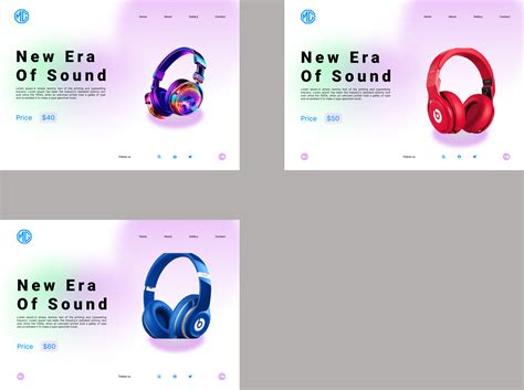 Headphone Landing Page Figma