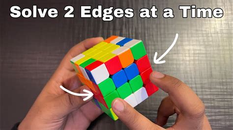 4x4 Rubiks Cube Intermediate Edge Pairing Technique YouTube
