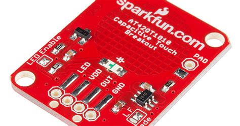 Capacitive Touch Breakout AT QT Sparkfun USA