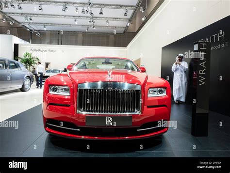 Rolls Royce Wraith The Dubai Motor Show 2013 United Arab Emirates Stock