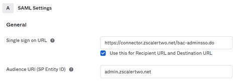 Cloud Connector Admin Saml Configuration Guide For Okta Zscaler
