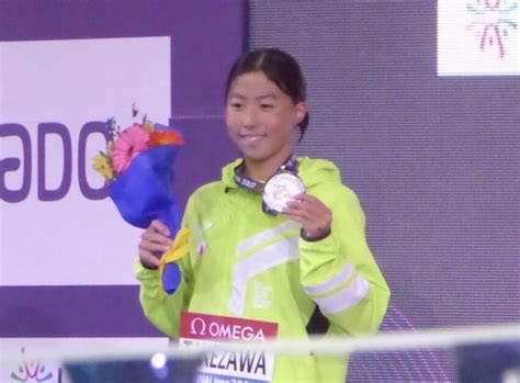 高校水泳部 竹澤瑠珂さん 世界ジュニア選手権で銀メダルを獲得しました！ 武蔵野中学高等学校
