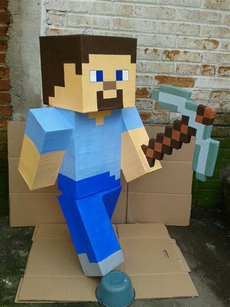 Pin De Briseida Fte En Roba Fiestas Piñata De Minecraft Cumpleaños Con Tema De Minecraft